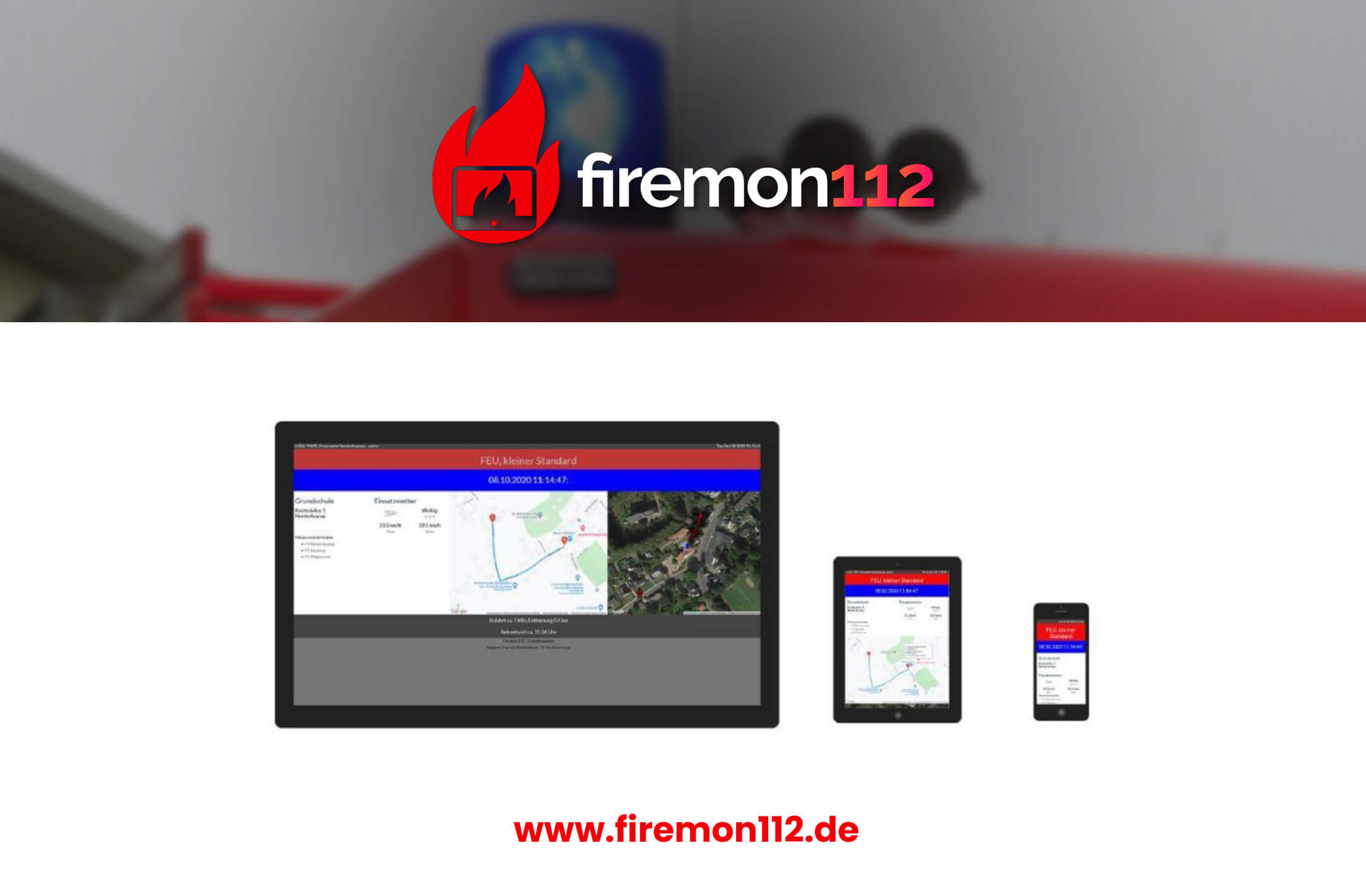 Firemon 112 – Smarte Lösung für Feuerwehren